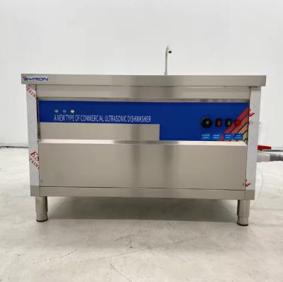 China Commercial Ultrasonic Sink Dishwasher Stainless Steel Modular Design 220V 4200W for sale