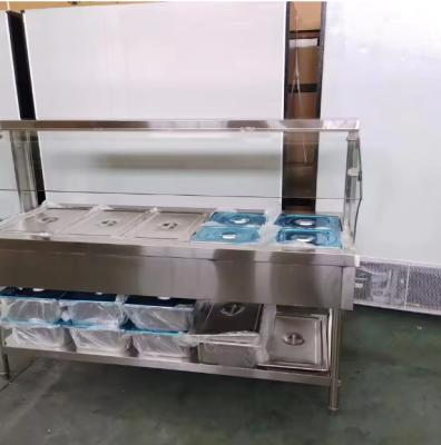 China Electric Bain Marie Food Warmer 220V 110V Commercial Buffet with GN Pan for sale