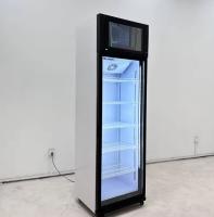 China Video Advertising LCD Commercial Beverage Cooler Fridge 420L 220V for sale