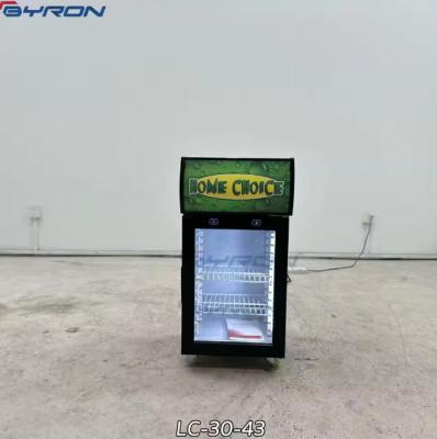 China Byron Noise Free Mini Beer Fridge 33L to 235L Glass Door Beverage Cooler 220V for sale