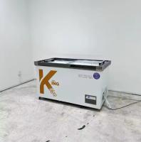 China Supermarket Top Glass Freezer Chest Freezer 200L Custom Logo Commercial Display for sale