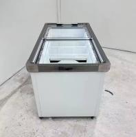 China Supermarket Top Glass Freezer Chest Freezer 200L Custom Logo Commercial Display for sale