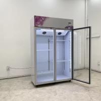 China 2 Door Floral Display Cooler 800L Single Temp Merchandiser 120x60x192cm for sale
