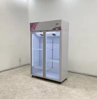 China 2 Door Floral Display Cooler 800L Single Temp Merchandiser 120x60x192cm for sale