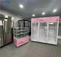 China 2 Door Floral Display Cooler 800L Single Temp Merchandiser 120x60x192cm for sale