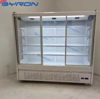 China Open Vertical Multideck Display Fridge OEM Refrigerated Showcase for sale