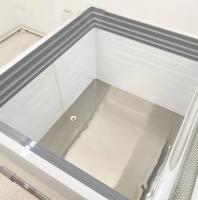 China OEM Glass Top Commercial Freezer Island Deep Freezer 460L 220V CE ISO for sale