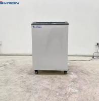 China 105 Liter Display Deep Freezer Direct Cooling Glass Top Display Freezer for sale
