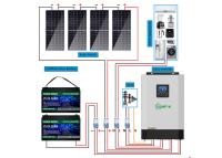 China ODM Hybrid Solar System Kit 230V 5KW With Batteries Inverter System for sale