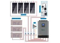 China 1Kw 2Kw Complete Off Grid Solar System With Lifepo Battery And Solar Inverter for sale