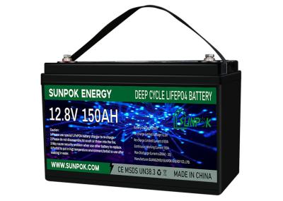 China 12 Volt Lithium Iron Phosphate Deep Cycle Battery Rechargeable for sale