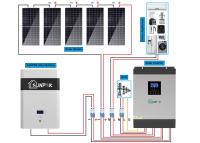 China 24V 48V 10kw 15kw Hybrid Solar Power Generator System TUV For Public Buildings for sale