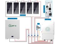 China Off Grid 8kw 10kw Hybrid Solar System Kit Residential Energy Storage for sale
