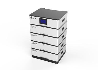 China UN38.3 48v Lithium ion Battery 100ah 200ah Stacked High Voltage Battery Energy Storage System for sale