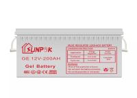 China Sunpok Gel Batteries:  Reliable Solar Solutions for 12V 100Ah Power for sale