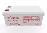 China Agm 12V Gel Battery Sealed Lead Acid 200ah 250ah Storage Solar Battery for sale