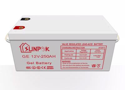 China Agm 12V Gel Battery Sealed Lead Acid 200ah 250ah Storage Solar Battery for sale