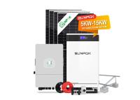 China Roadway Hybrid Solar Power Systems 5kw With Inverter Hybrid Off Grid 30kw Lithium Battery Solar System for sale