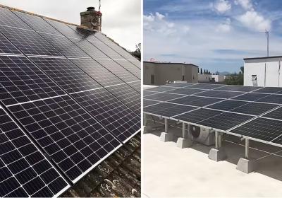 China Hybrid Off-grid Solar Energy Roof Mounting Monocrystalline Silicon 3KW 5kw 30kw Solar System for sale