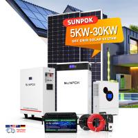 China On Off Grid Solar Energy System 6Kw 10Kw 15Kw 20Kw 10000W Hybrid Solar Power System for sale