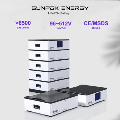 China Stackable Modular 51.2v 200ah Home Solar System 10kwh 20kwh 30kwh Energy Storage Battery for sale