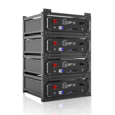 China Rack Phosphate Battery Type Lithium Iron 48V 100AH Solar Panels Home Lithium Ion for sale