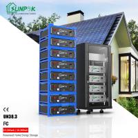 China Lifepo4 Lithium Solar Battery 10kWh 20kWh 30kWh Rack Mounted Home Energy Storage System for sale