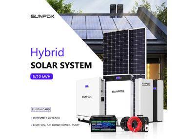 China Solar Power System 3kw 5kw 10kw Home Solar Panel Kit For Prefab Houses for sale