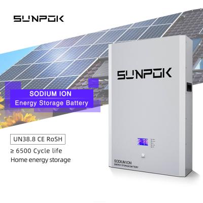 China Sodium Ion Battery Pack 48v 100ah 200ah Home Energy Storage Systems Bms for sale