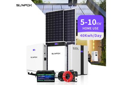 China Home Off Grid Full Set 5kwh 10kwh 20kw Solar Energy Storage System for sale