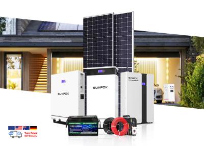 China Home Use Off-grid Solar Power System 1kw 3kw 5kw Single Phase 230V Complete Kit With Lithium Battery for sale