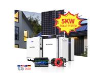 China Solar Panel System 5Kw 10Kw Hybrid Solar Power Energy System For Home On Off Grid Full Set for sale
