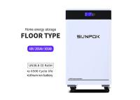 China 15KWH Solar Battery 51.2V Lithium Iron Phosphate 300AH Household Energy Storage Battery With Wheels for sale