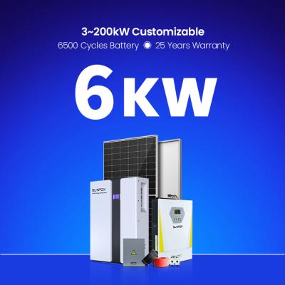 China Complete Set 5KWH 3 KWH 6 KW 8KW 10 KW 10KWH 15KW Hybrid Solar Energy Power Storage System Solar Panel for sale