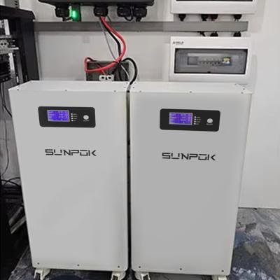 China 15KWh Home Battery Pack 51.2V 15kw Lithium Ion Batteries 300Ah LFP Lifepo4 48V Solar Batteries Household Solar Energy Storage for sale