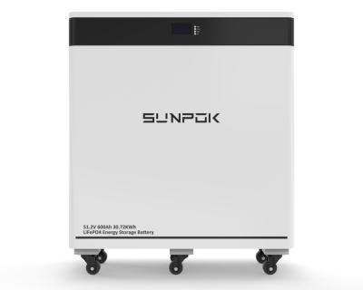 China 2025 Floor Type 30kwh Lifepo4 Battery Pack 51.2v 600Ah Energy Storage Lithium Battery With WIFI & Bluetooth for sale