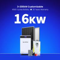 China Solar Panel Power System 15Kva 16KW 18KW Complete Home Hybrid Solar PV Energy System for sale