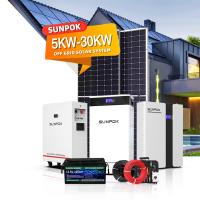 China Hybrid Solar System 5KW 10KW 15KW 20KW 50KW Off Grid Solar Power System Complete Kit Solar Energy System for Home for sale