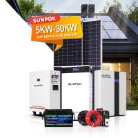China 10Kw 12Kw 15Kw Hybrid Solar Energy System Home 25kw Complete Solar Energy System for sale