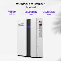 China Powerwall 10kWh 51.2v 200ah Lithium Ion Batteries BMS 48v 200ah Solar Battery for sale