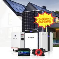 China 550w 3KW 5kw 10kw Solar Panels Battery Inverter MPPT Roof Mounting Power Renewable Energy System Lithium Batteries Station House for sale