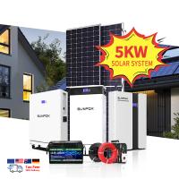 China Solar Energy System 6KW 8KW 11KW 15KW 20KW Off Grid Hybrid Roof 550W Solar Panel System for Module Home House With Battery for sale
