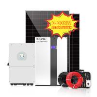 China Complete Home Solar Panel System 3KW to 30KW Photovoltaic Energy Power 5KW 6KW 8KW 10KW 20KW 30KW Solar Panels for sale
