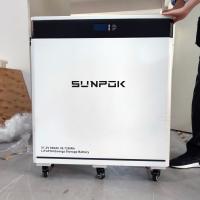 China Sunpok 51.2V 600Ah LiFePO4 Solar Battery with 30.72kWh Capacity for sale