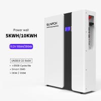 China Lithium Iron Phosphate 51.2V 200Ah Lifepo4 Battery Wholesale 48V 10kWh Home Battery New Energy Power Wall for sale