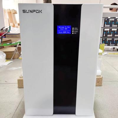 China 48V 51.2V Wall Mounted 200Ah 10kWh LiFePO4 Home Energy Storage Battery Lithium Ion Battery Pack Solar Energy System for sale