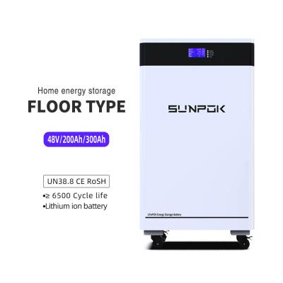 China 51.2V 300Ah 15KWh LiFePO4 Battery Pack Lithium Ion Batteries with Smart BMS for Solar Energy Storage System for sale