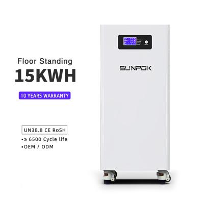 China Lifepo4 Lithium 51.2V 280Ah 300Ah 15Kwh Powerwall Power Wall 15Kwh 48V For Solar Battery Energy Storage for sale