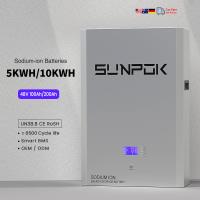China 51.2V 48V Sodium ion Battery 10Kw 200Ah Lifepo4 Battery Pack Solar Home Energy Storage Battery for sale