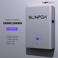 China Sodium Ion Battery Energy Solar System 48V 100Ah 5kWh Powerwall Sodium Battery Home Energy Storage for sale